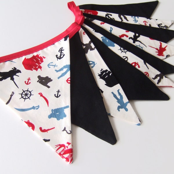Pirate Bunting - Etsy UK
