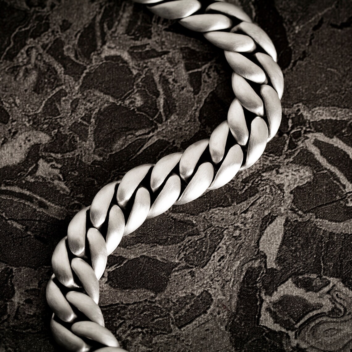 Sterling Silver 925 Cuban Link Chain Bracelet No.2 Slim - Etsy