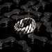 Edge Chain Ring 9mm - Sterling Silver 925, Sterling Chain Ring, Narrow ...