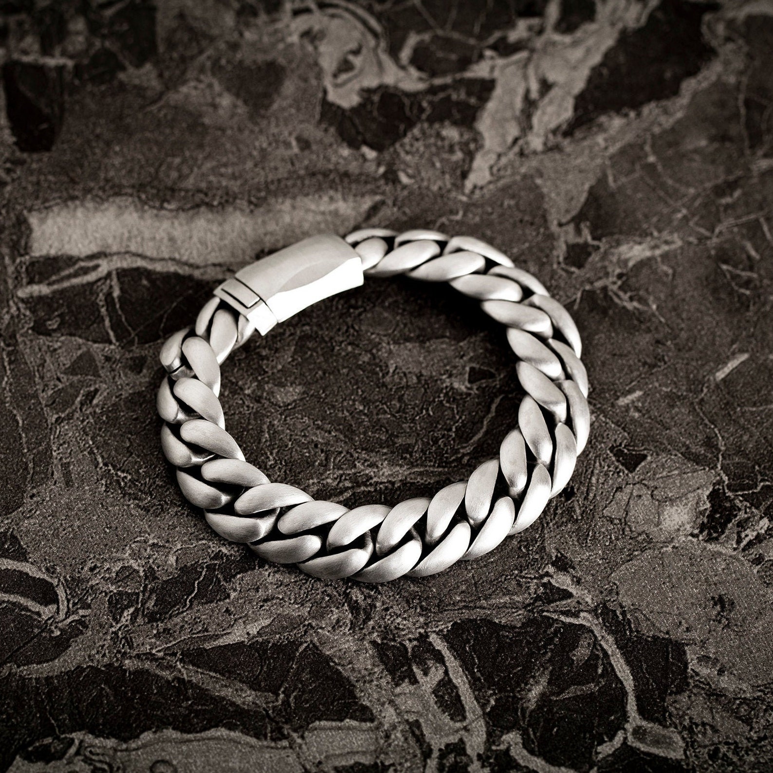 Sterling Silver 925 Cuban Link Chain Bracelet No.2 Slim - Etsy