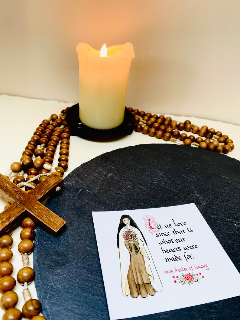 St. Therese of Lisieux Valentines 20 Pack | Petit Valentine Classroom ...
