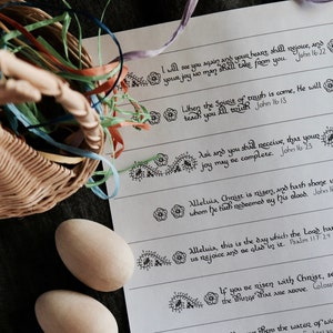 Printable Easter Egg Fillers, Catholic Easter Basket Gifts, Easter ...