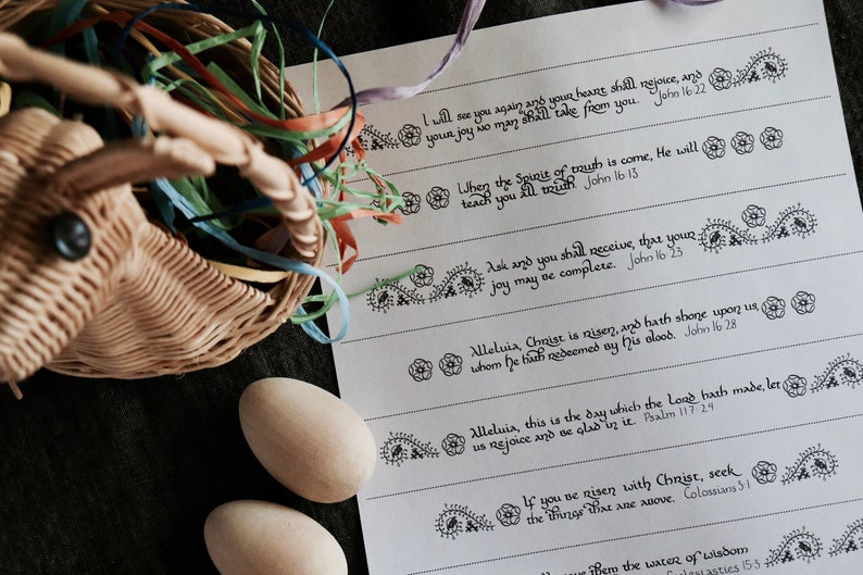 Printable Easter Egg Fillers, Catholic Easter Basket Gifts, Easter ...