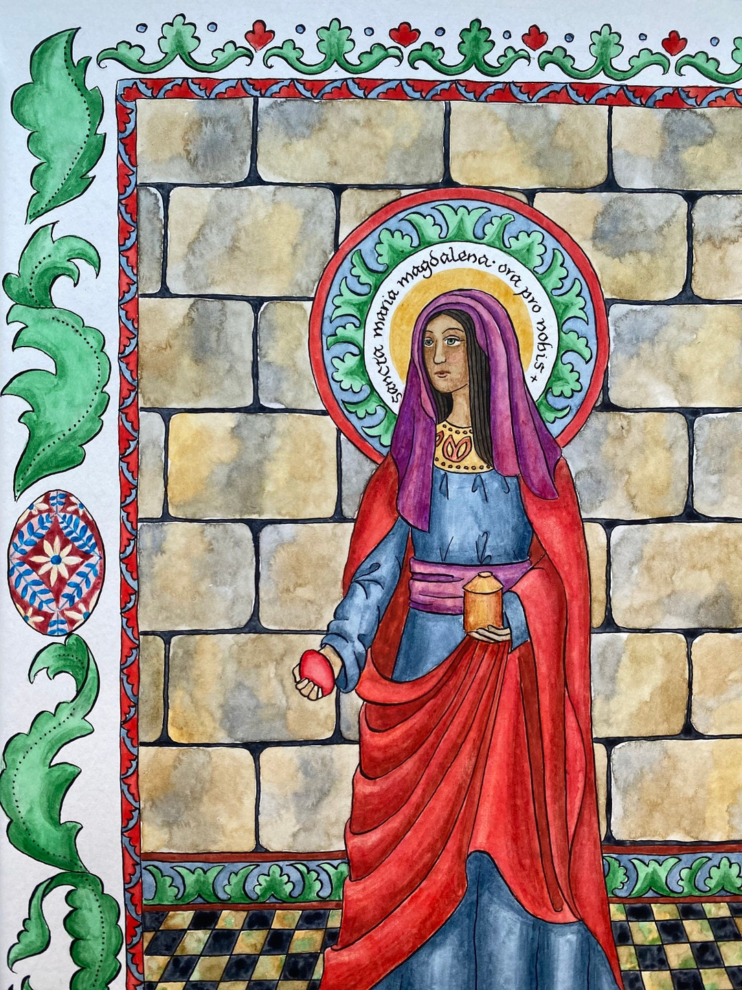 Printable Easter Egg Fillers, St Mary Magdalene and the Red Egg, Christ ...