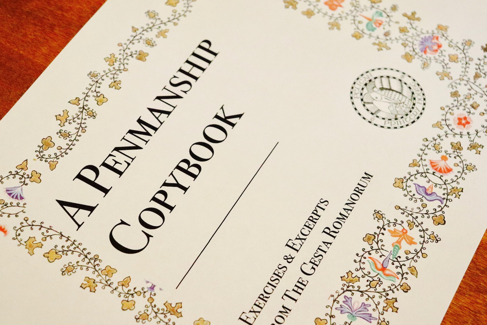 Printable Penmanship Copybook, French Script, Copperplate Tutorial ...