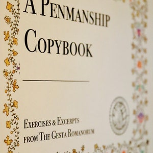 Printable Penmanship Copybook, French Script, Copperplate Tutorial ...