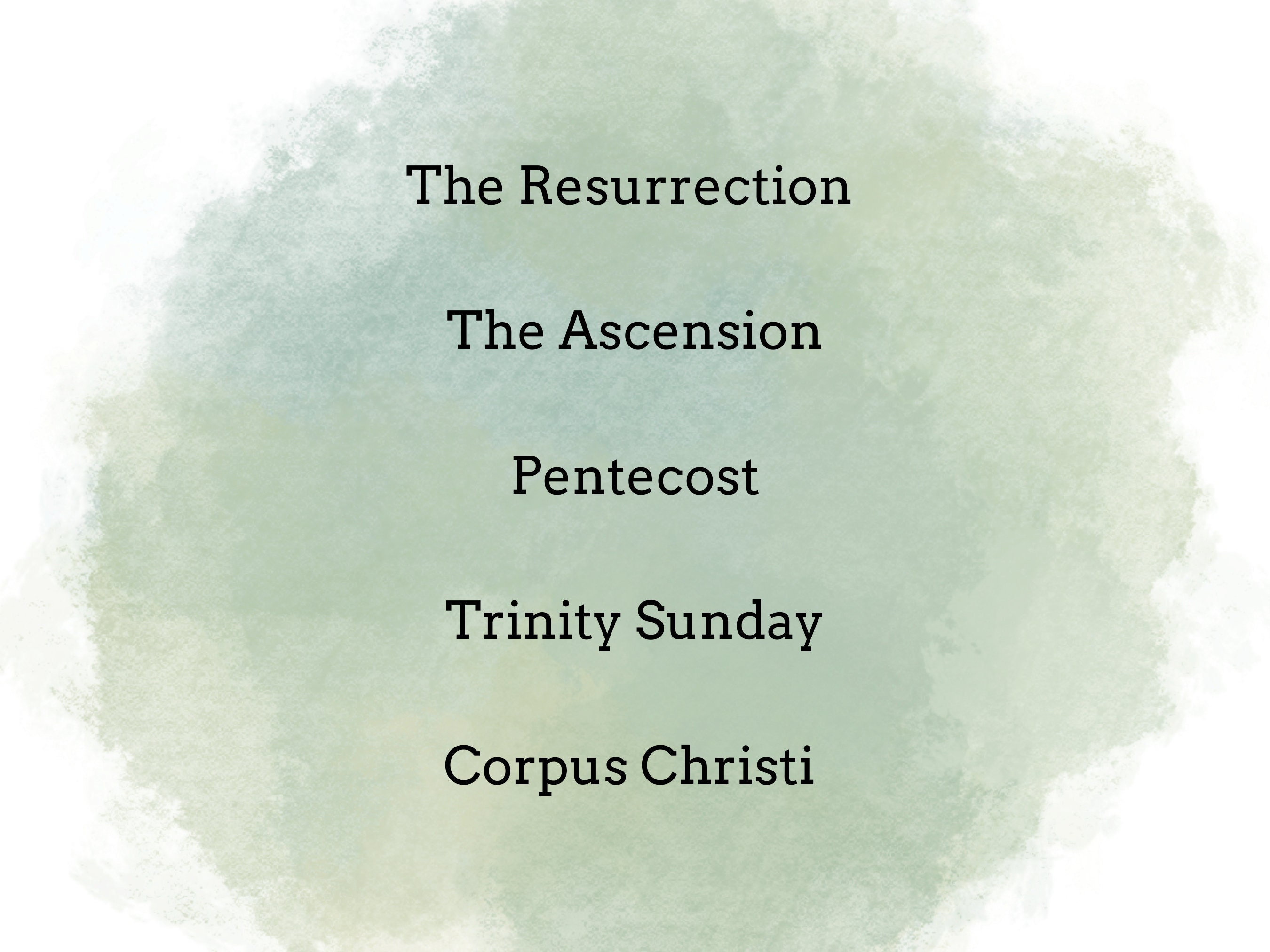 Catholic Coloring Pages for Easter Ascension Pentecost Trinity Sunday ...