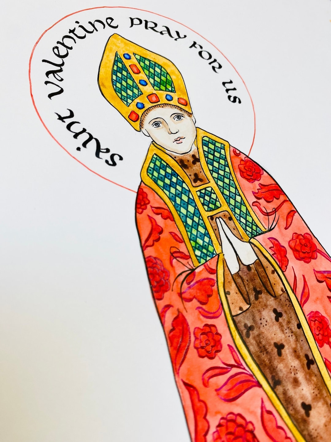 Printable St Valentine TLM Traditional Catholic Valentines Day Exchange ...