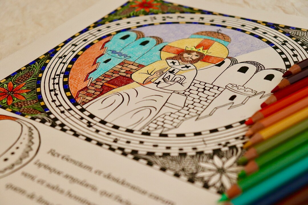 O Antiphons Coloring Book, Advent Activity (digital Download) - Etsy