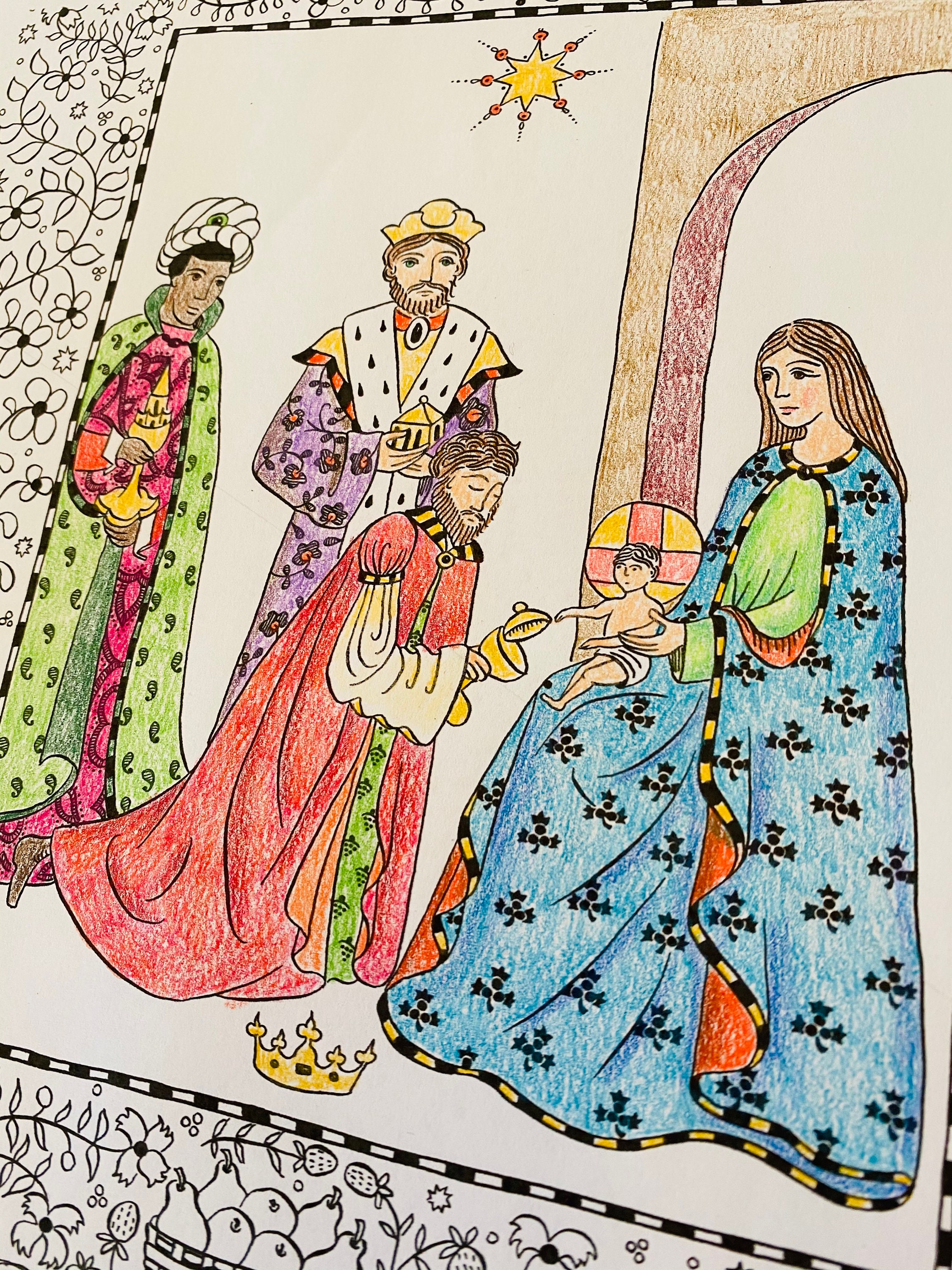Catholic Christmas Coloring Pages, Twelve Days of Christmas Activities ...