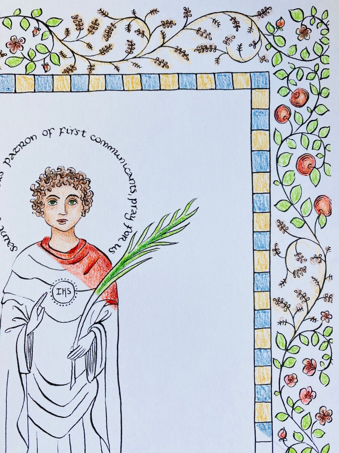 First Communion Traditional Catholic Coloring Book, First Holy ...