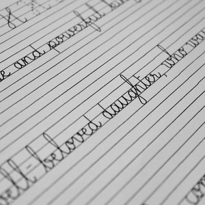 Printable Penmanship Copybook, French Script, Copperplate Tutorial ...