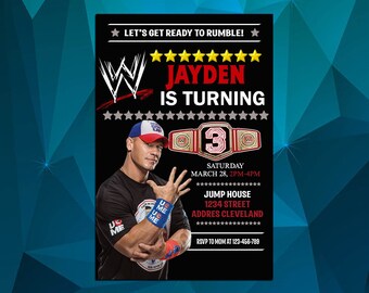 Wwe birthday | Etsy