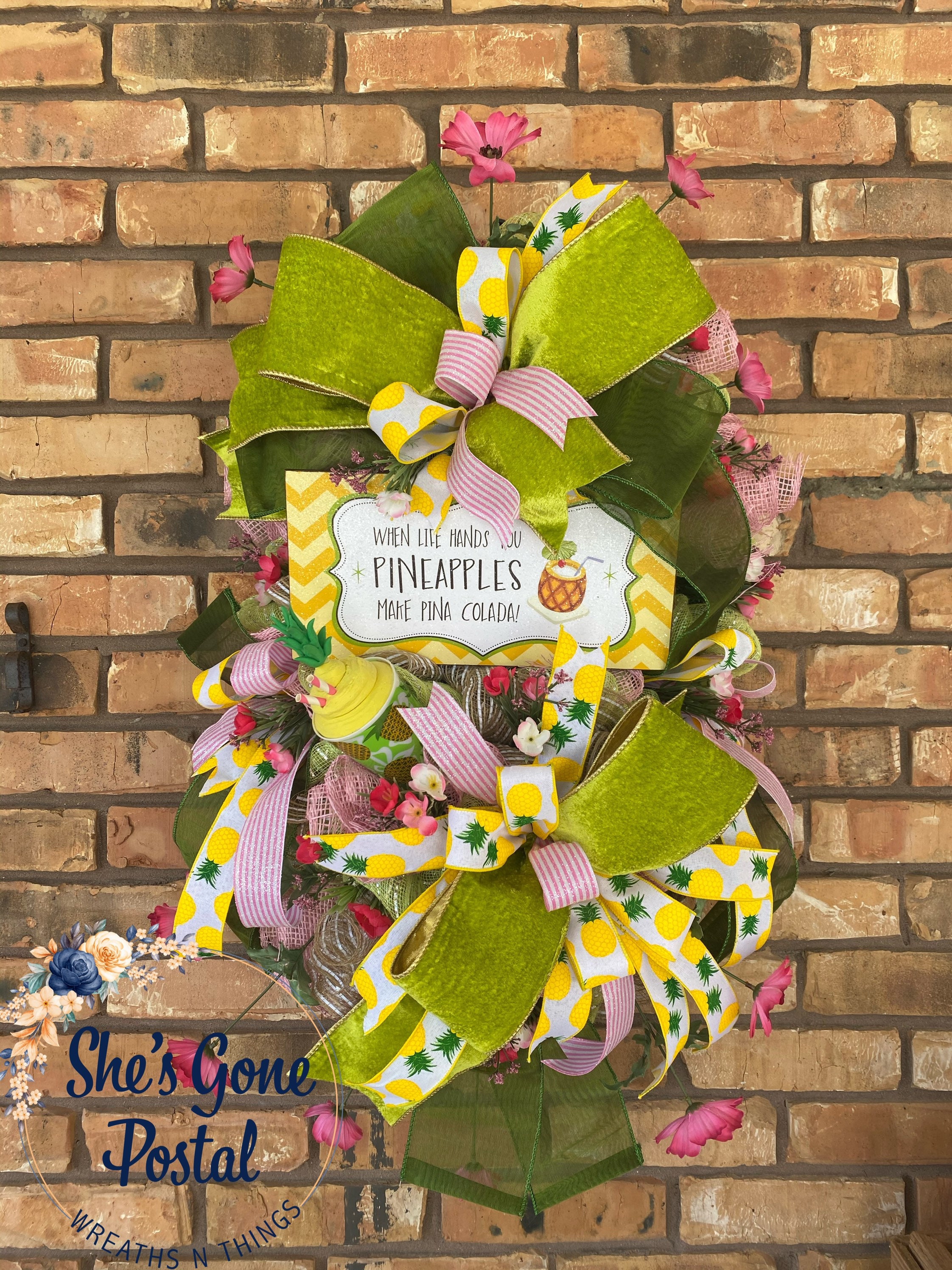 Corona de piña corona tropical decoración de piña colada - Etsy España Corona de piña corona tropical decoración de piña colada - Etsy España