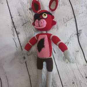 Foxy Animatronic, Crochet Toy, Knitted Toy, Stuffed Toy, Hand Made ...