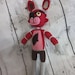 Foxy Animatronic, Crochet Toy, Knitted Toy, Stuffed Toy, Hand Made ...