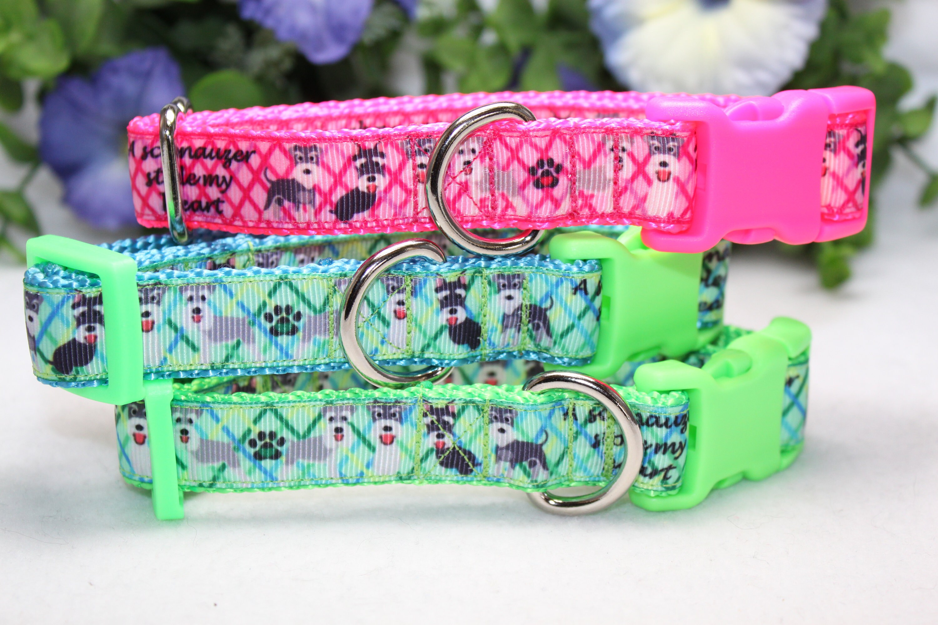 Adjustable Dog Collar/ Medium and Small Dog Collar/ Schnauzer - Etsy