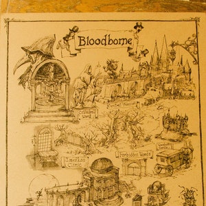 Map of Bloodborne - Etsy Canada