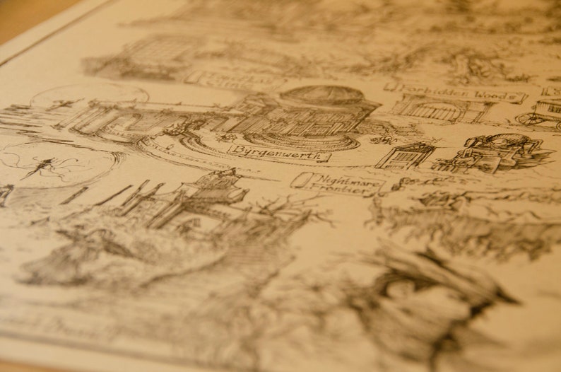 Map of Bloodborne - Etsy Canada