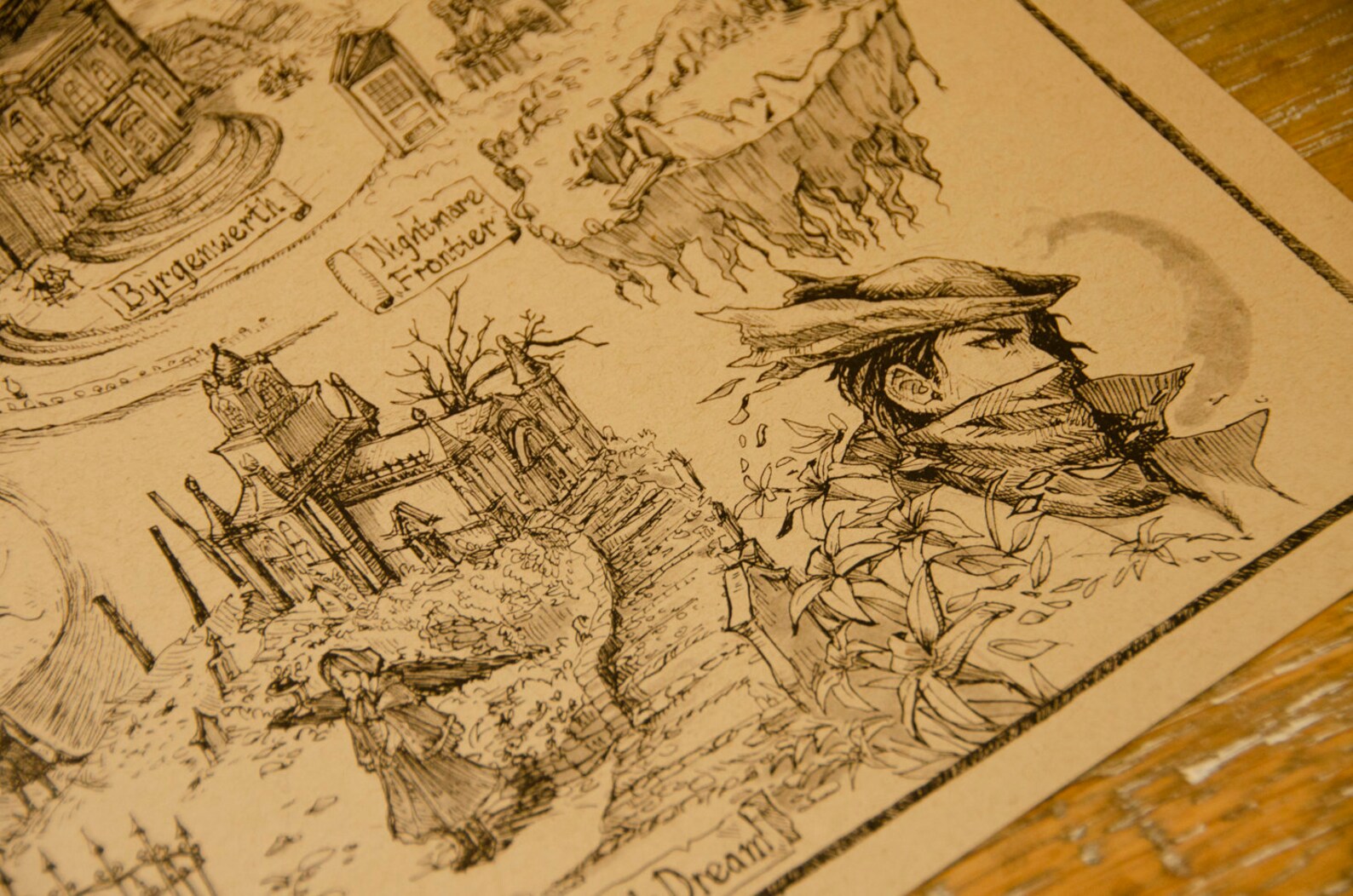 Map of Bloodborne - Etsy