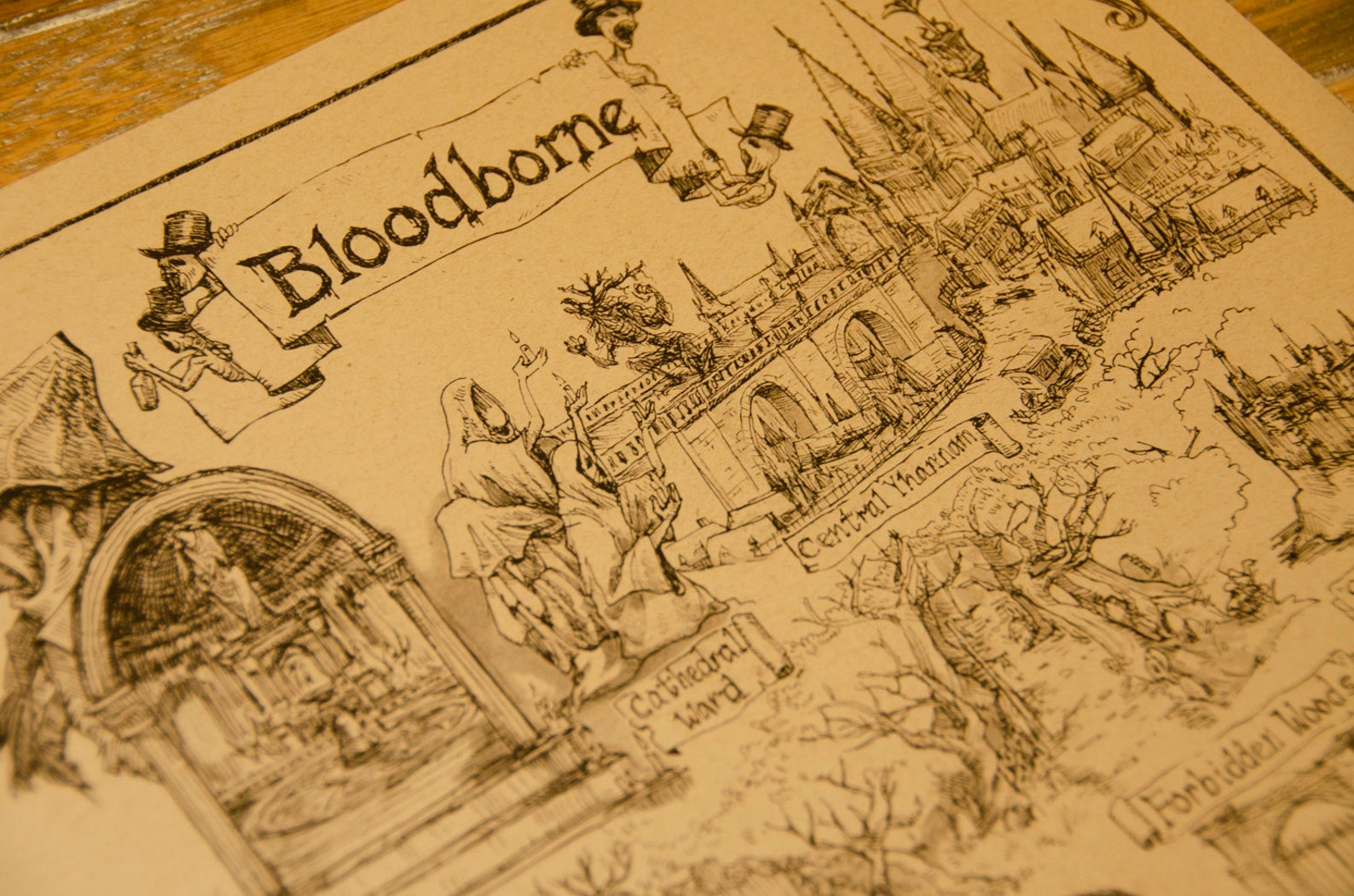 Map of Bloodborne - Etsy Canada