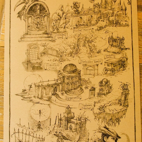 Zelda Map Hyrule Map Termina Map Legend of Zelda Ocarina - Etsy