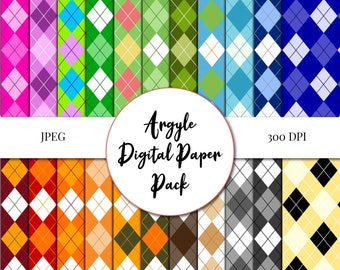 Argyle Paper | Etsy