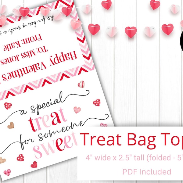 Treat Bag Topper - Etsy