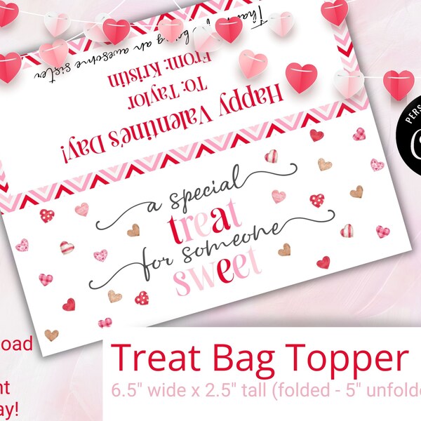 Valentine Treat Bag - Etsy