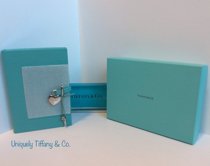 Authentic Tiffany & Co. Blank Leather Journal With Locket - Etsy