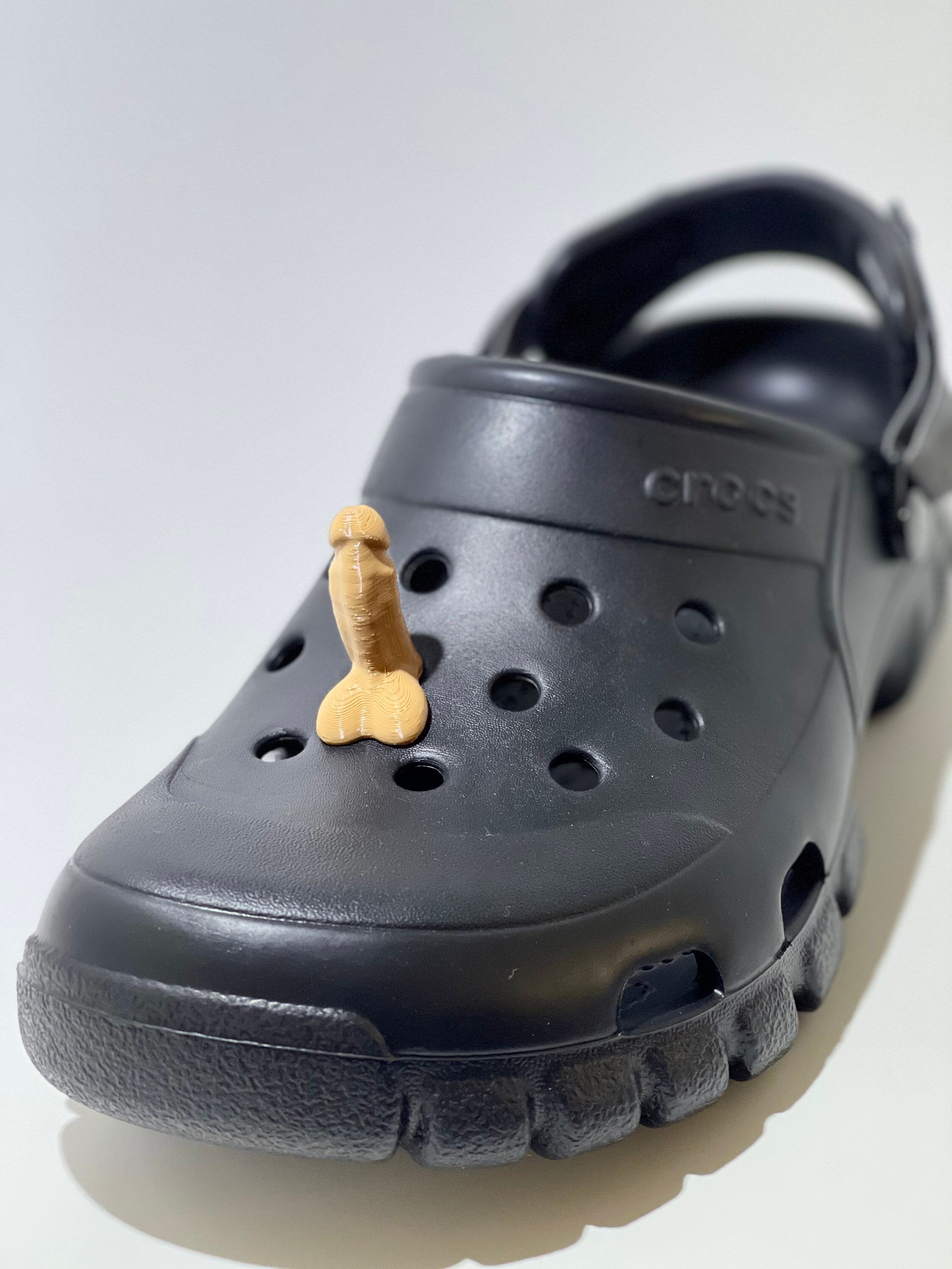 Cock On A Croc 2 Croc Accessoire Lustiges Geschenkstreich Etsy