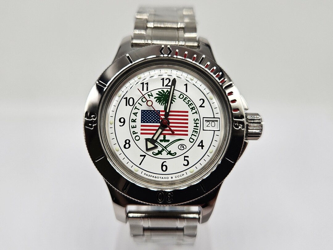 Vostok Amphibia Operation Desert Shield 120065 - Brand New Mechanical ...