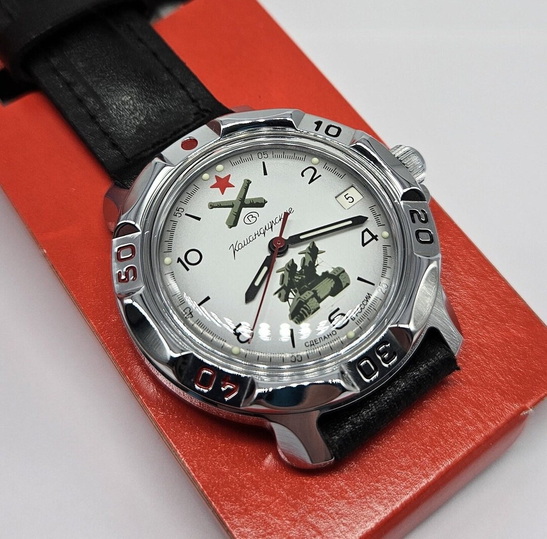 Vostok Komandirskie 2414 Air Defense 811275 Brand New Men's Mechanical ...