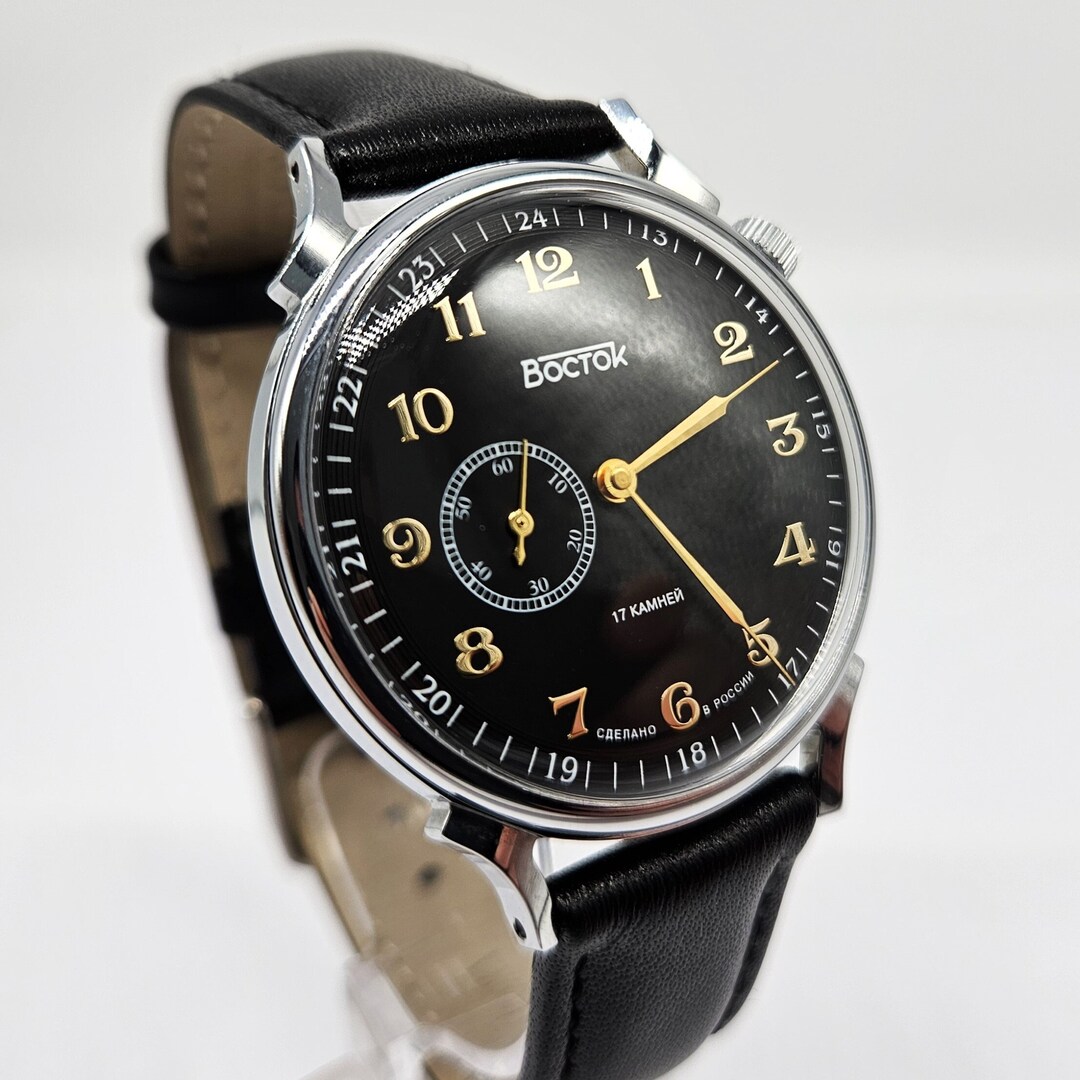 Vostok Prestige 2403 Gold & Black 581826 Brand New Vintage Style ...