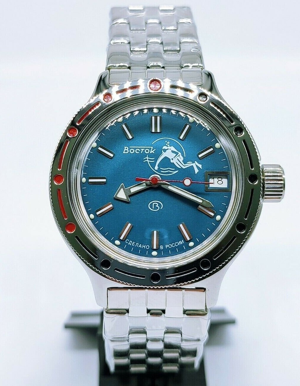 Vostok Amphibia 2416 Scuba Dude Diver 420059 Brand New - Etsy