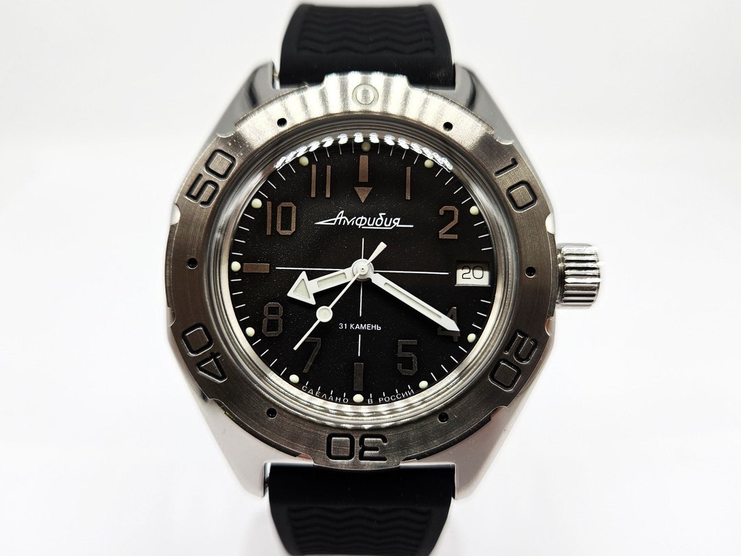 Vostok Amphibia 2416 Sniper 200M 670921 Brand New Men's Mechanical ...