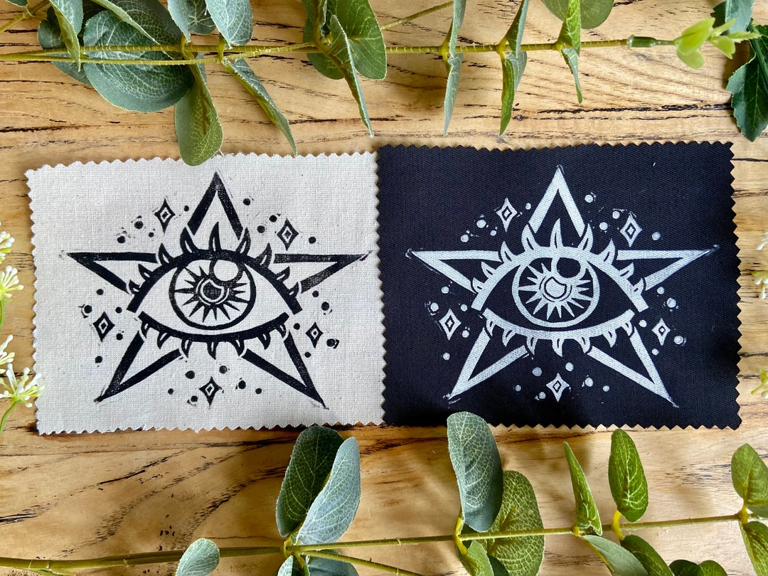 Magic Eye Sew-on Patch / All Seeing Eye, Punk Gothic Creepy Witchy ...