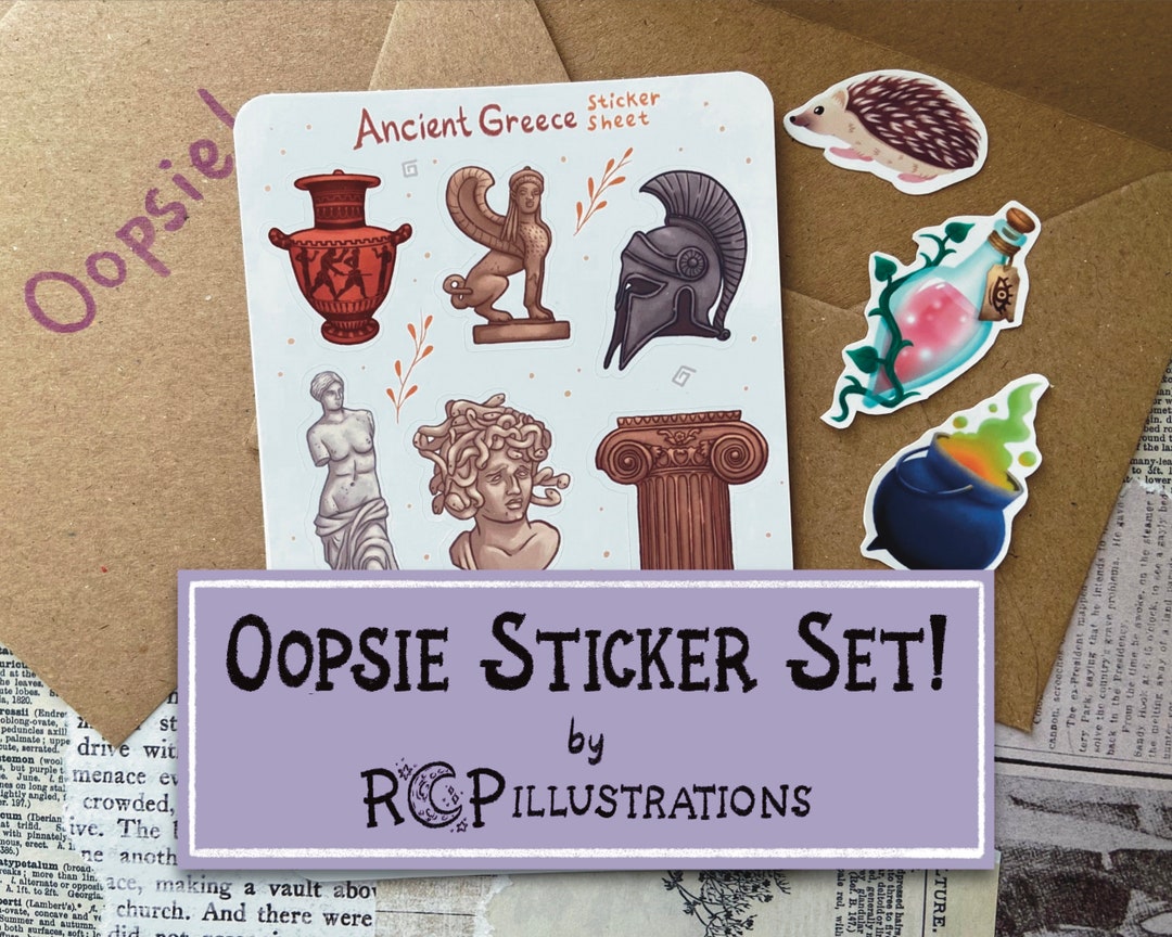 Oopsie Sticker Set by Rcpillustrations / 1 B-grade Sticker - Etsy