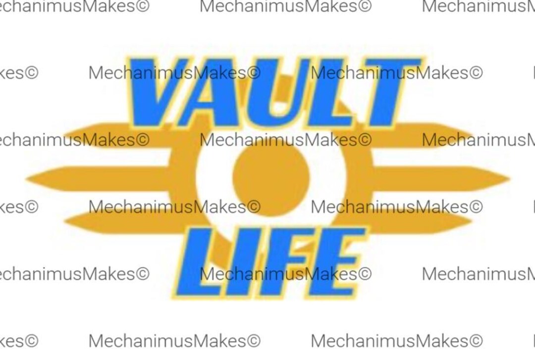 Fallout Vault Life Vinyl Decal - Etsy