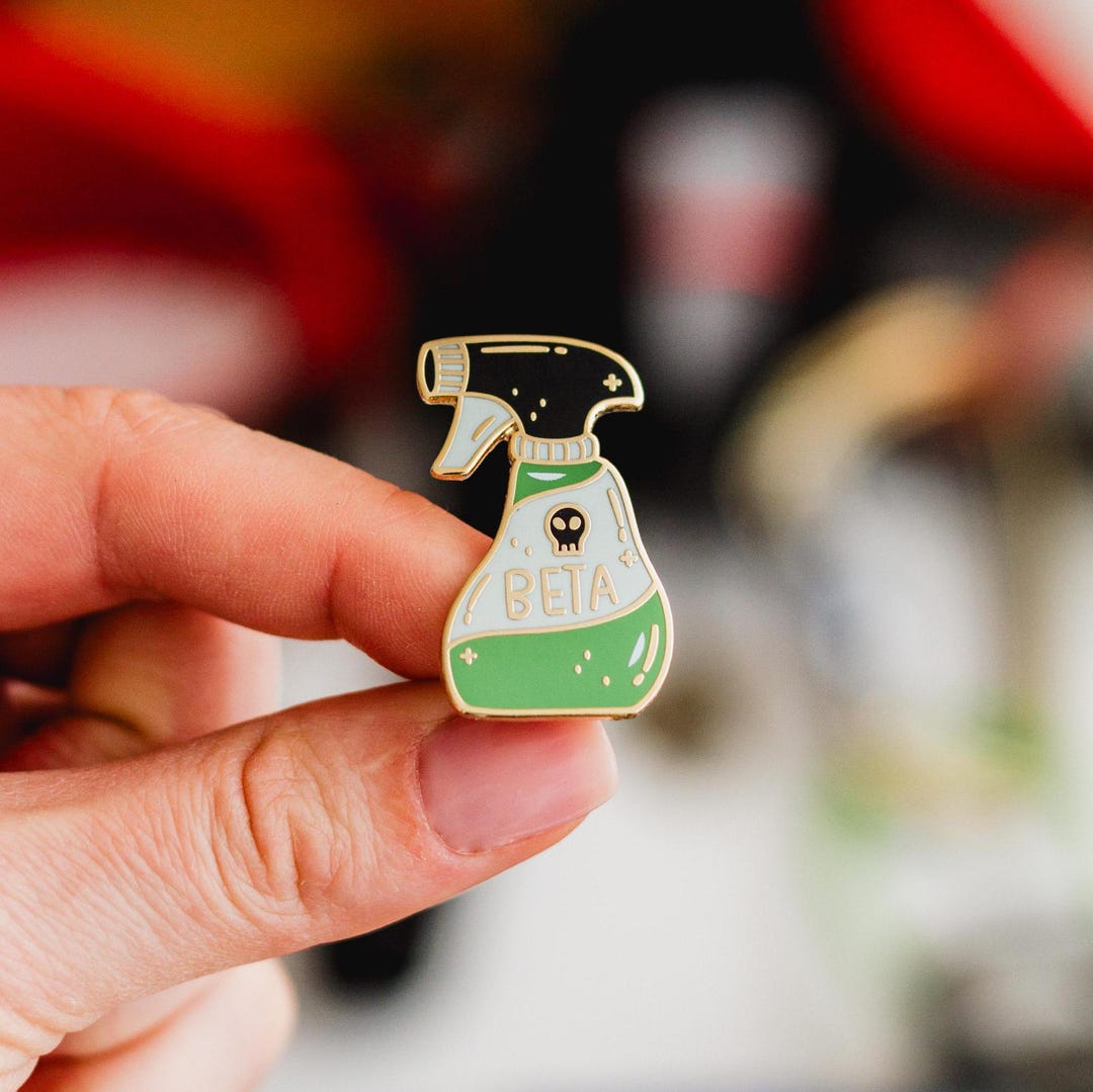 Beta Spray Enamel Pin | Rock Climbing Enamel Pin | Outdoor Enamel Pin ...