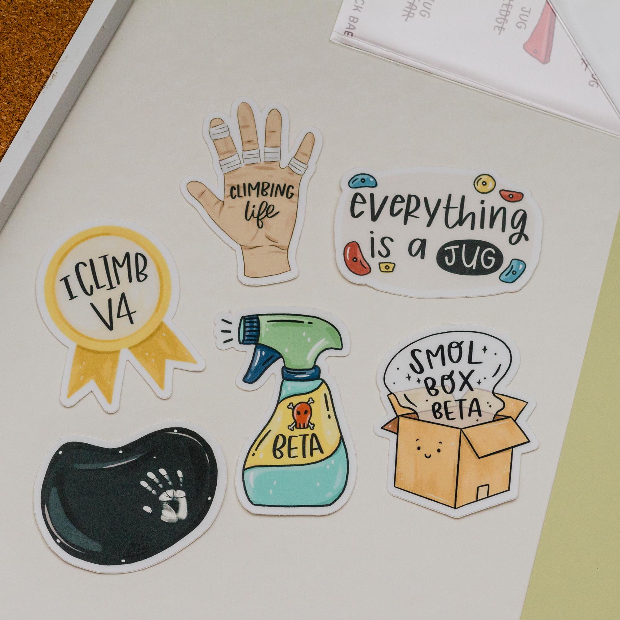 Climbing Life Sticker: Waterproof Vinyl Climber Decal - Etsy