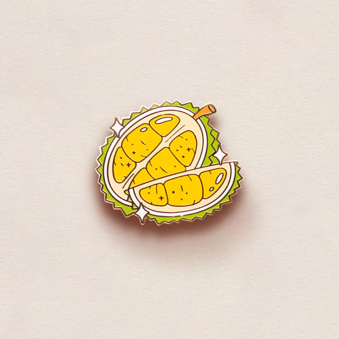 Durian Enamel Pin | Food Enamel Pin | Thai Enamel Pin | Asian Enamel Pin - Etsy