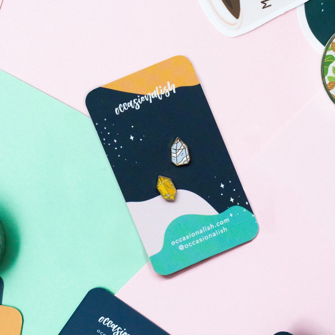 Crystal Mini Enamel Pin | Mini Enamel Pin | Magic Enamel Pin | Witchy ...