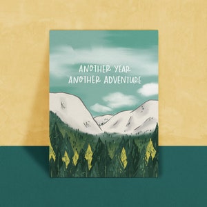 Another Year Another Adventure Greeting Card | Travel Greeting Card ...