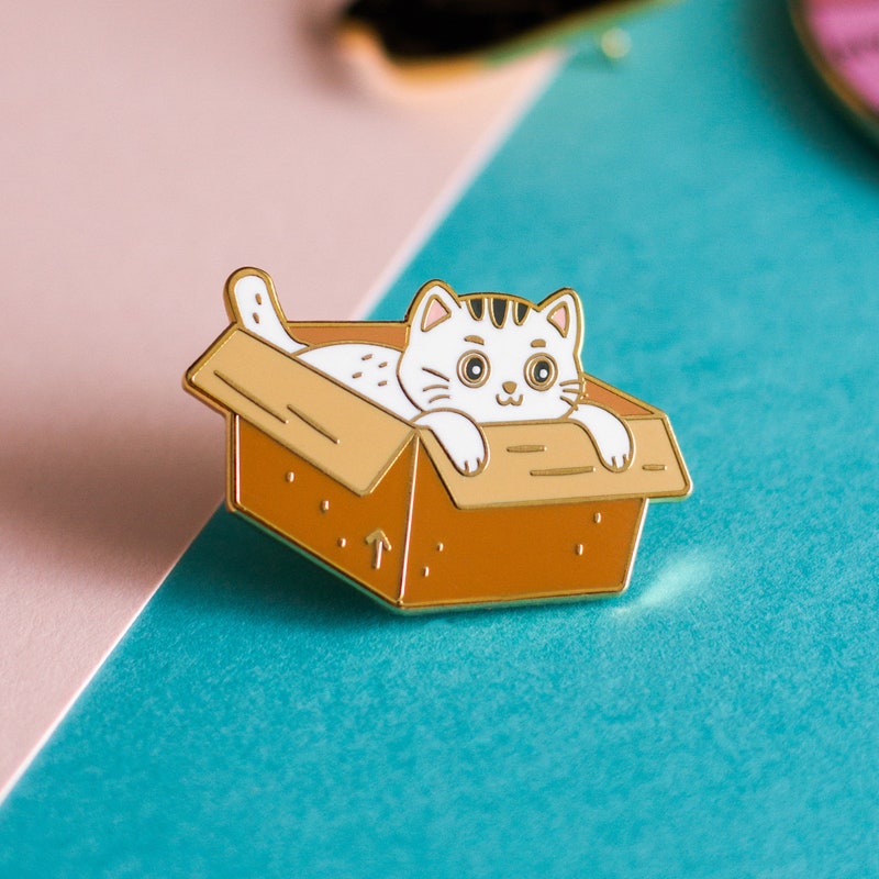 Enamel Pins Cat - Etsy