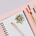 Flower Love Matte Vinyl Sticker Vinyl Sticker Floral - Etsy