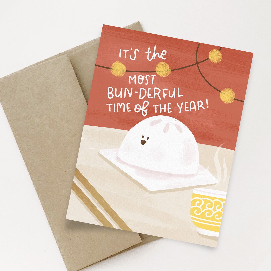 Most Bun-derful Time Greeting Card | Holiday Greeting Card | Most ...