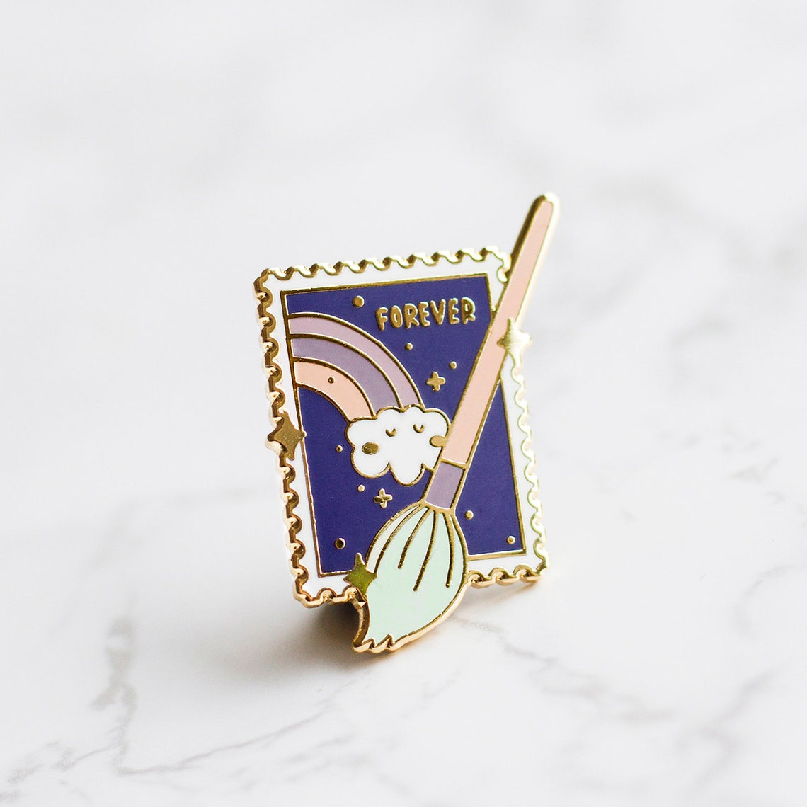 Stamp Enamel Pin USPS Enamel Pin - Etsy