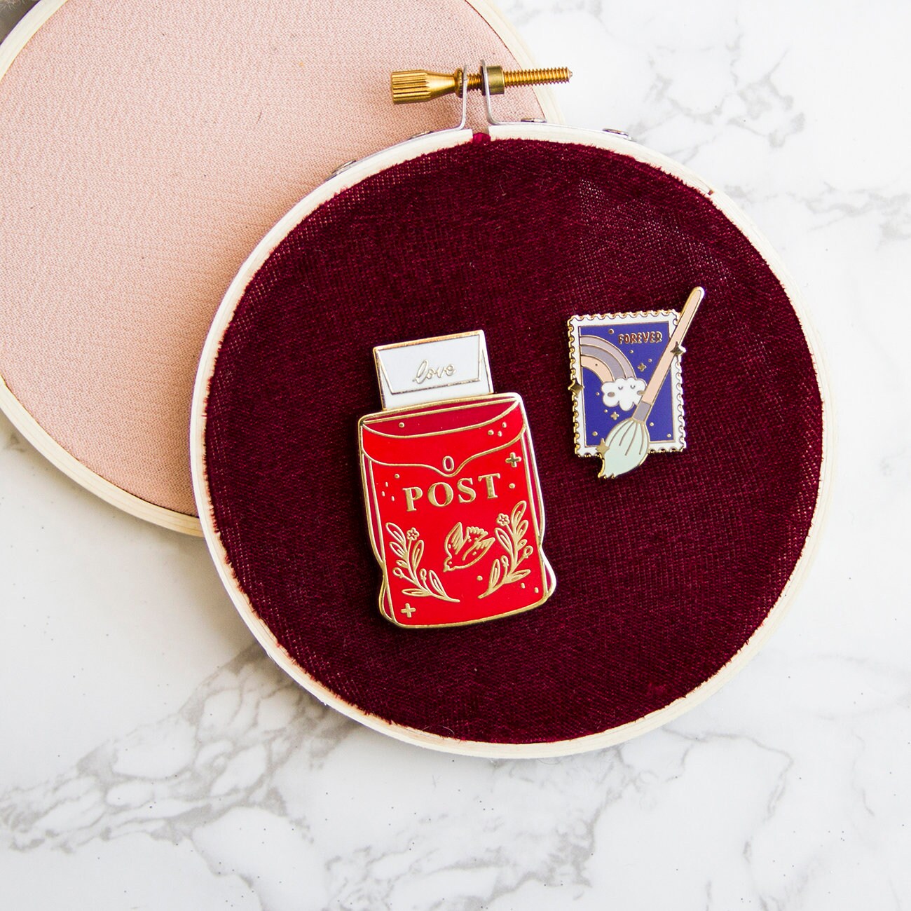 Stamp Enamel Pin USPS Enamel Pin - Etsy