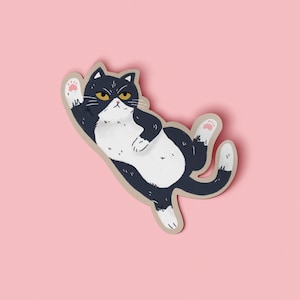 I Am a Cat Sticker | Cat Vinyl Sticker | Black Cat Sticker | Meow ...